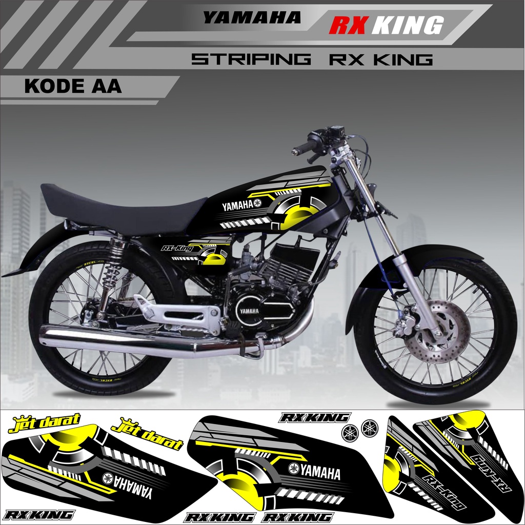 Jual Striping Rx King Variasi/ Stiker Custom Rx King / Sticker Rx King ...