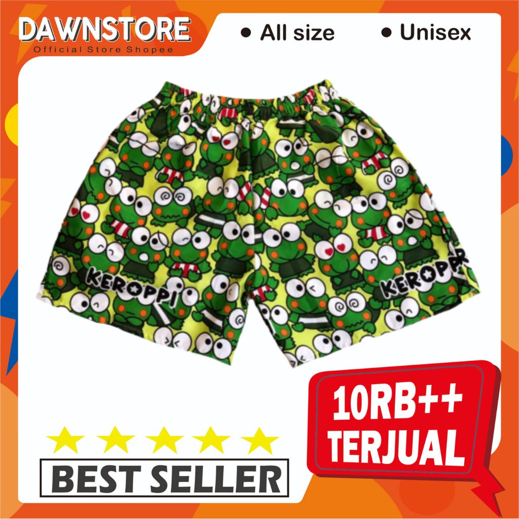 Jual Boxer Wanita Pria Dewasa Cowok/Cewek Kolor Motif Random All Size ...
