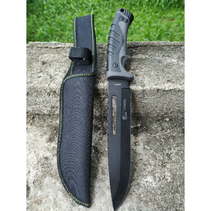 Jual (survival kit)pisau berburu survival Colombia 4406A black | Shopee ...