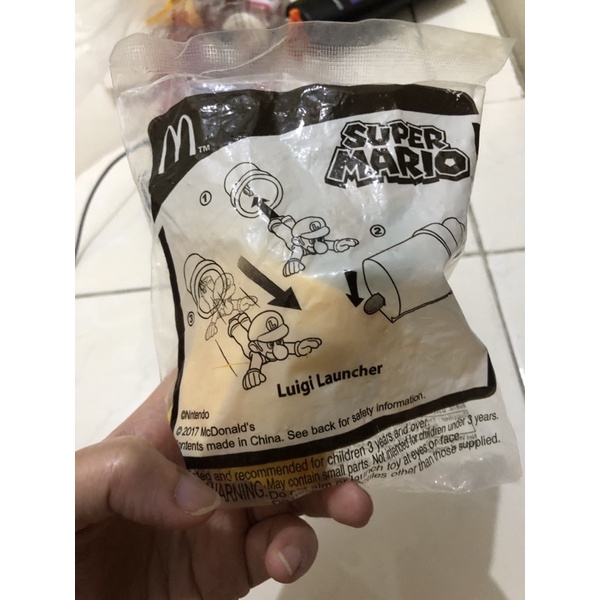 Jual super Mario bros Luigi launcher happy meal mcd | Shopee Indonesia