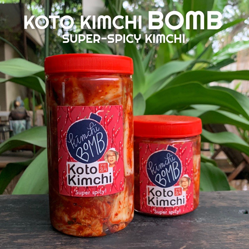 Jual KOTO KIMCHI 김치 BOMB: SUPER-SPICY KIMCHI 500 gr Toples Plastik ...