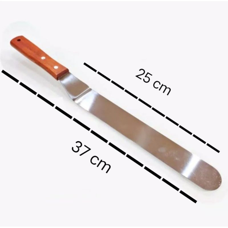 Jual spatula poles bengkok gagang kayu | Shopee Indonesia