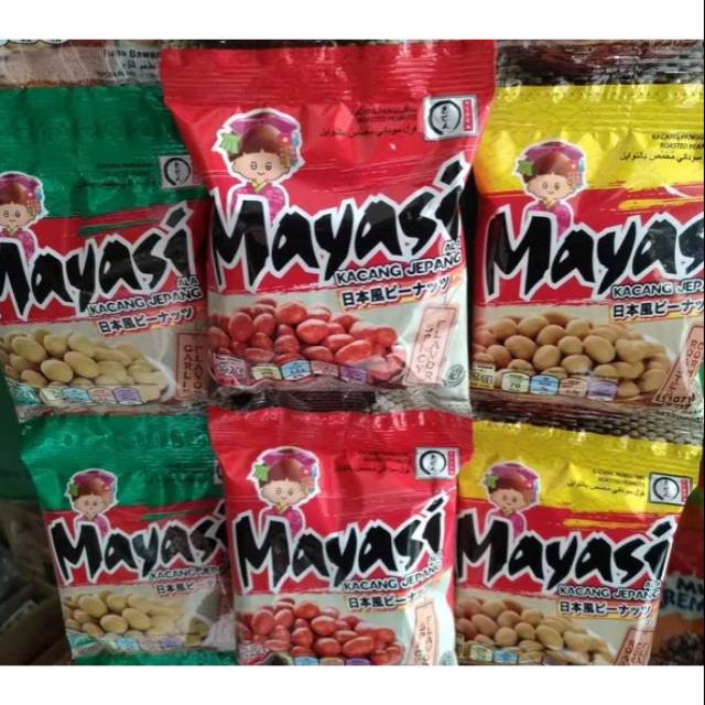 Jual Kacang Mayasi Renceng 20 gr x 10 pcs | Shopee Indonesia