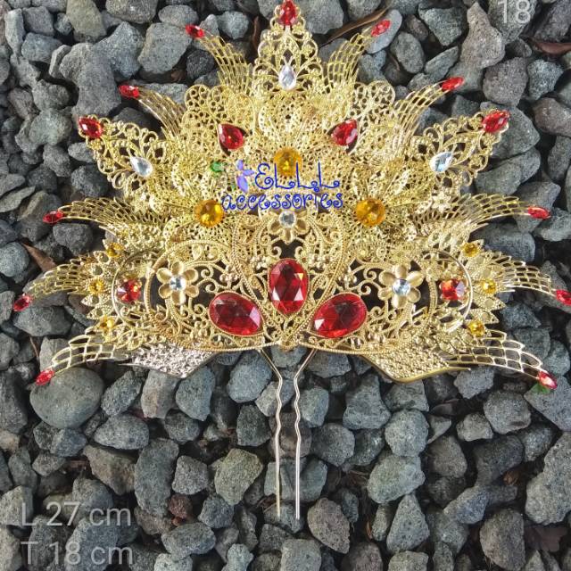 Jual aksesoris tari,siger tari,hiasan sanggul | Shopee Indonesia