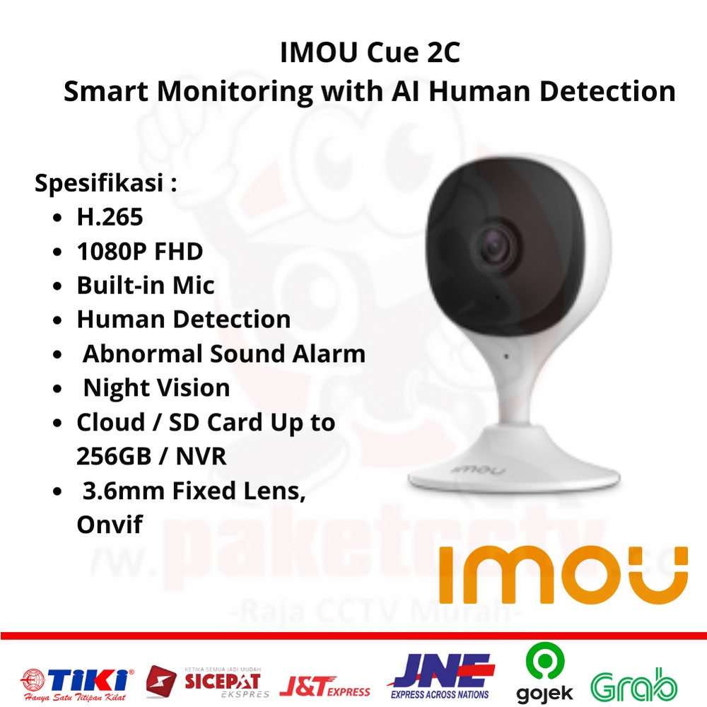 Jual IMOU Cue 2C Smart Monitoring with AI Human Detection Smart IP ...
