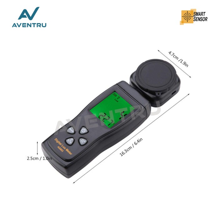 Jual Smart Sensor Digital Lux Meter Alat Ukur Intensitas Cahaya AS803 ...
