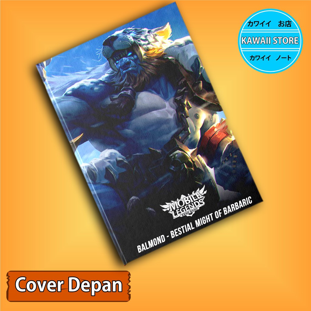 Jual Notebook / Pocket book Hard Cover Game MLBB BALMOND - BESTIAL ...