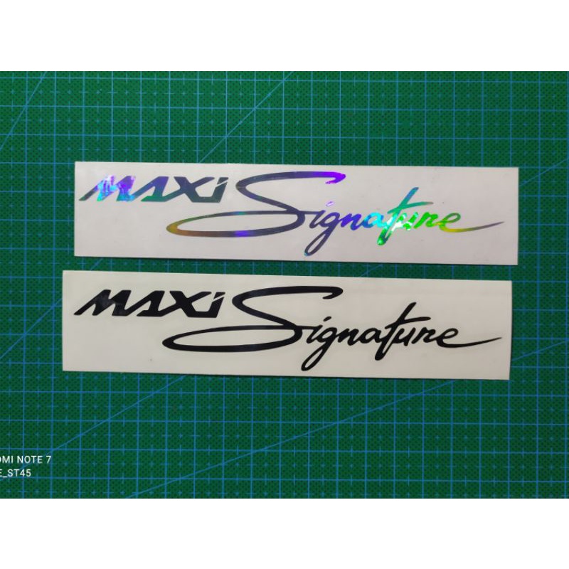 Jual Sticker Maxi Signature | Shopee Indonesia