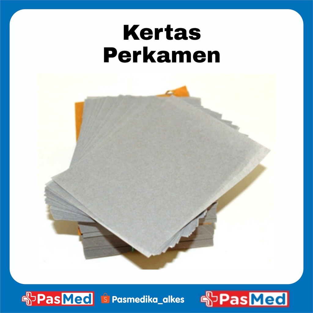 Jual Kertas Perkamen / Kertas Puyer Buram / Kertas Pembungkus Obat | Shopee Indonesia