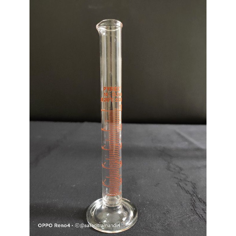 Jual Gelas ukur 10 ml Pyrex / Measuring Cylinder 10ml Pyrex | Shopee ...