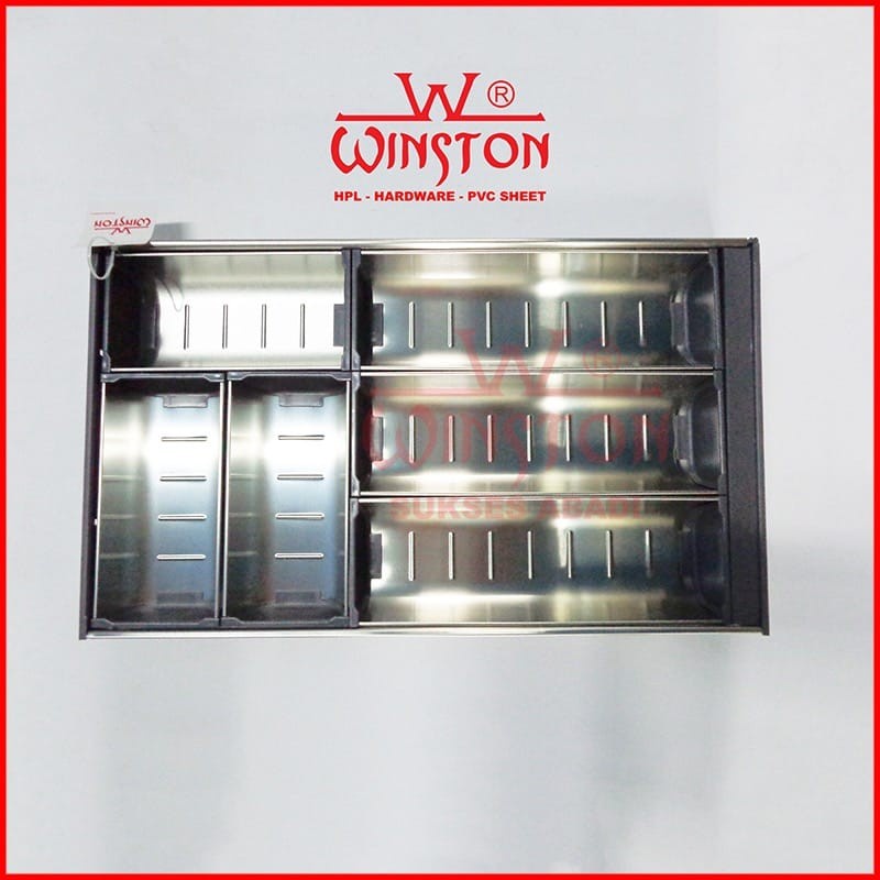 Jual Rak Sendok Stainless Winston WW.704-40 for Kitchen Set Laci ...