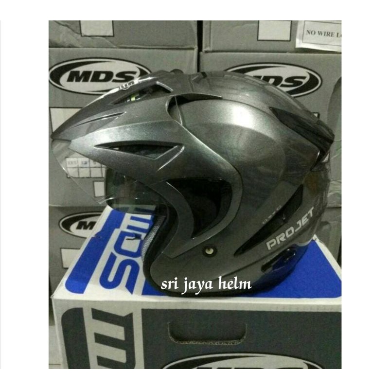Jual HELM MDS PROJECT 2 GRAPIK DOBEL VISOR | Shopee Indonesia