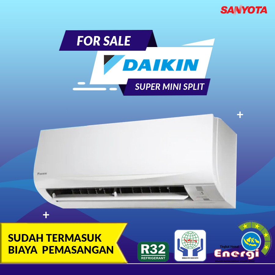 Jual DAIKIN Super Mini Split 1/2 PK FTC15NV14 + RC15NV14 STANDARD Thailand (UNIT ONLY) | Shopee ...