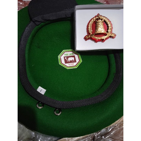 Jual Baret zeni zipur dan emblem tni ad dasar akrilik mika | Shopee ...