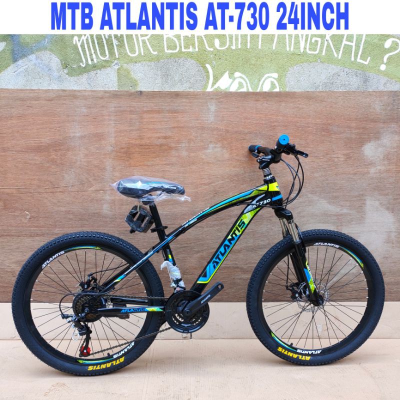Jual Sepeda Gunung Atlantis AT-730 24Inch Hi-ten stell | Shopee Indonesia