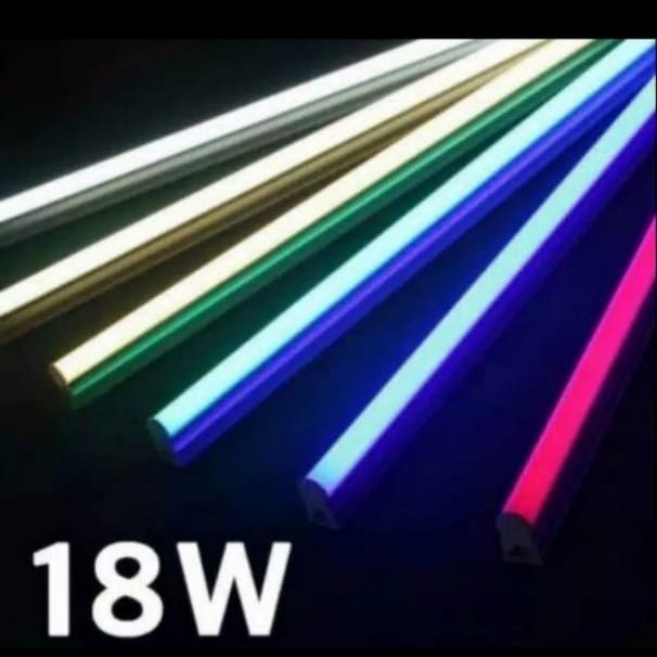 Jual lampu tl neon T5 led 18 Watt 120cm tube warna warni | Shopee Indonesia
