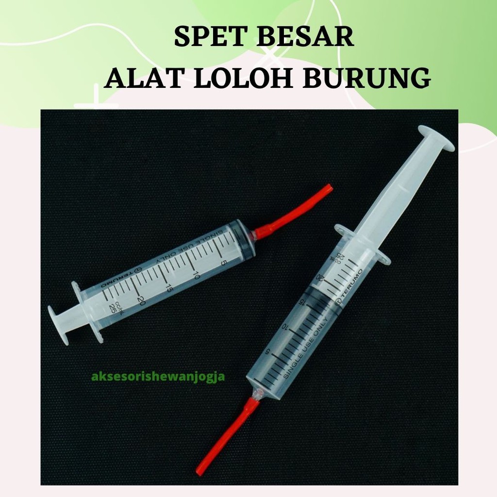 Jual Spet Spuit Besar Dot Minum Alat Loloh Anakan Burung, Anakan Tupai ...