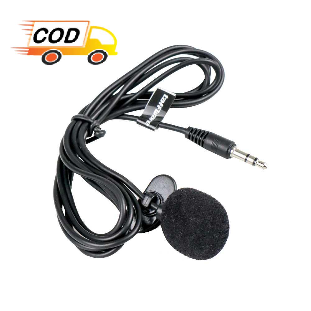 Jual Mikrofon Eksternal HP PC Laptop Microphone Mic Clip On Smule Vlog ...