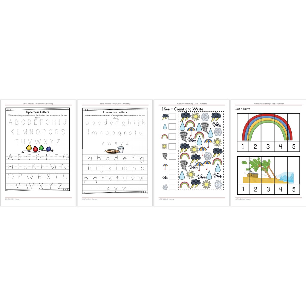 Jual Worksheet Kindergarten ( TK A ) versi B | Shopee Indonesia