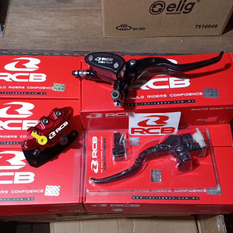 Jual Master Rem Set RCB Oval 14 MM + Kaliper RCB S1 Series Scoopy Beat ...