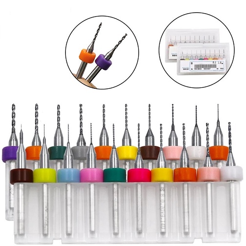 Jual 10 Pcs Mata Bor Mini Micro PCB Drill Set CNC Circuit Board ...