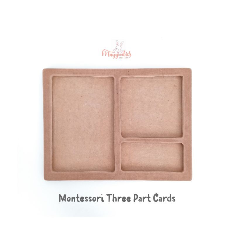 Jual Mainan Montessori Three Part Cards | Shopee Indonesia