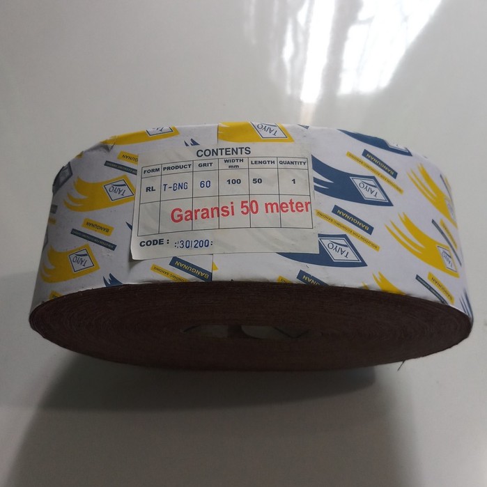 Jual Amplas Roll Bangunan TAIYO 60 / Amplas Roll Meteran (C3102R ...