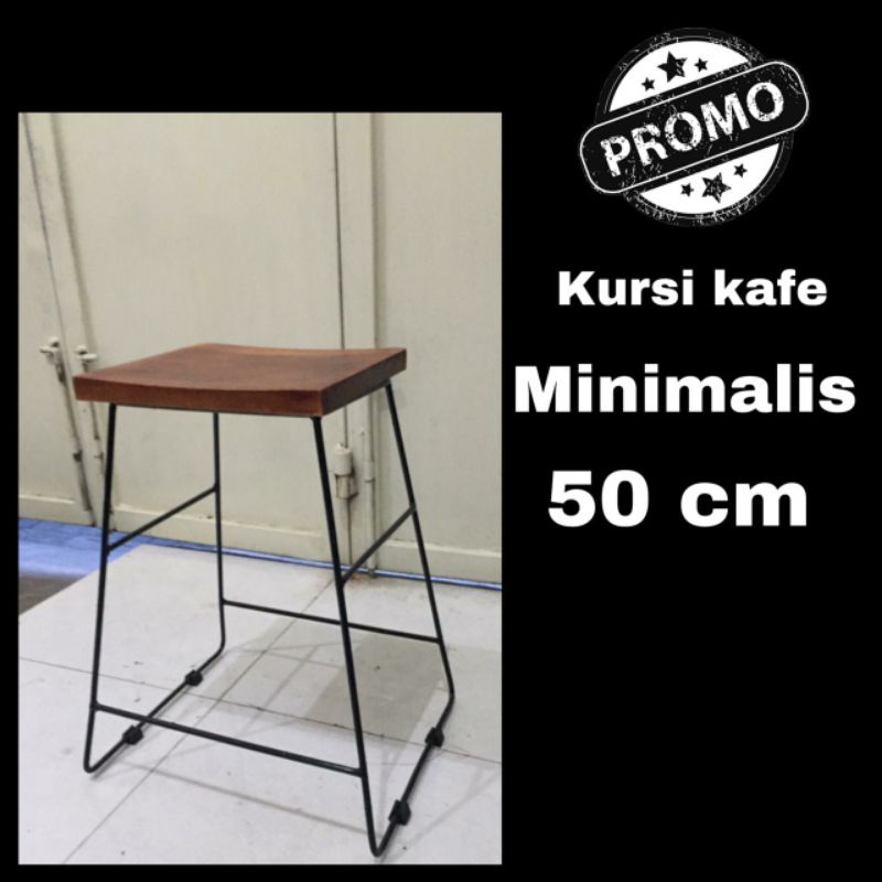 Jual kursi kotak tinggi 50 cm kursi besi kursi kafe kursi cafe kursi ...