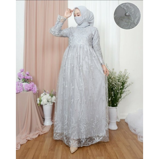 Jual GAMIS PESTA ~ KEBAYA MODERN ORIGINAL TERBARU 2021 ~ GAMIS REMPEL ...