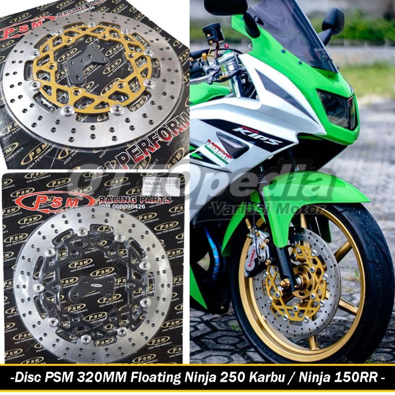 Jual Piringan Cakram PSM Ninja rr 150 zx krr kawasaki n 250 old karbu ...