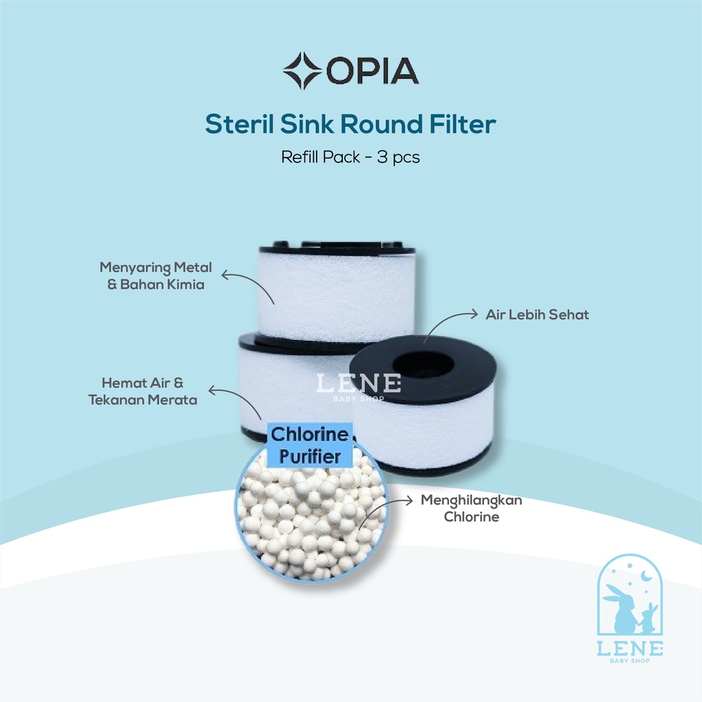 Jual Opia Steril Sink Round Filter Refill Pack (3ea/Pack) | Shopee Indonesia
