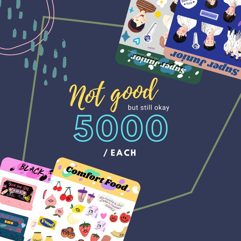 Jual STIKER SUPER JUNIOR | BLACKPINK | NCT [Not Good but Still Okay ...