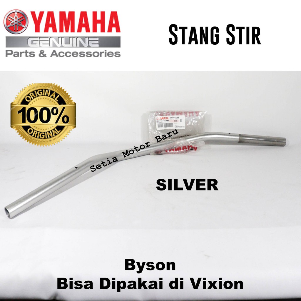 Jual Yamaha Stang Stir Handle Handel Stir Motor Byson Vixion Silver ...