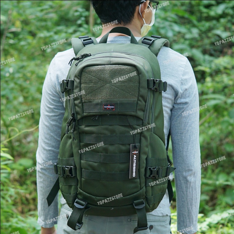Jual Tas Tactical Army Loreng TNI Ransel Tentara Polisi Militer Satpam ...