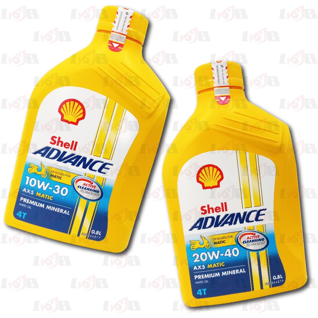 Jual Oli Shell Advance AX5 Scooter Motor Matic 800ml Premium Mineral ...