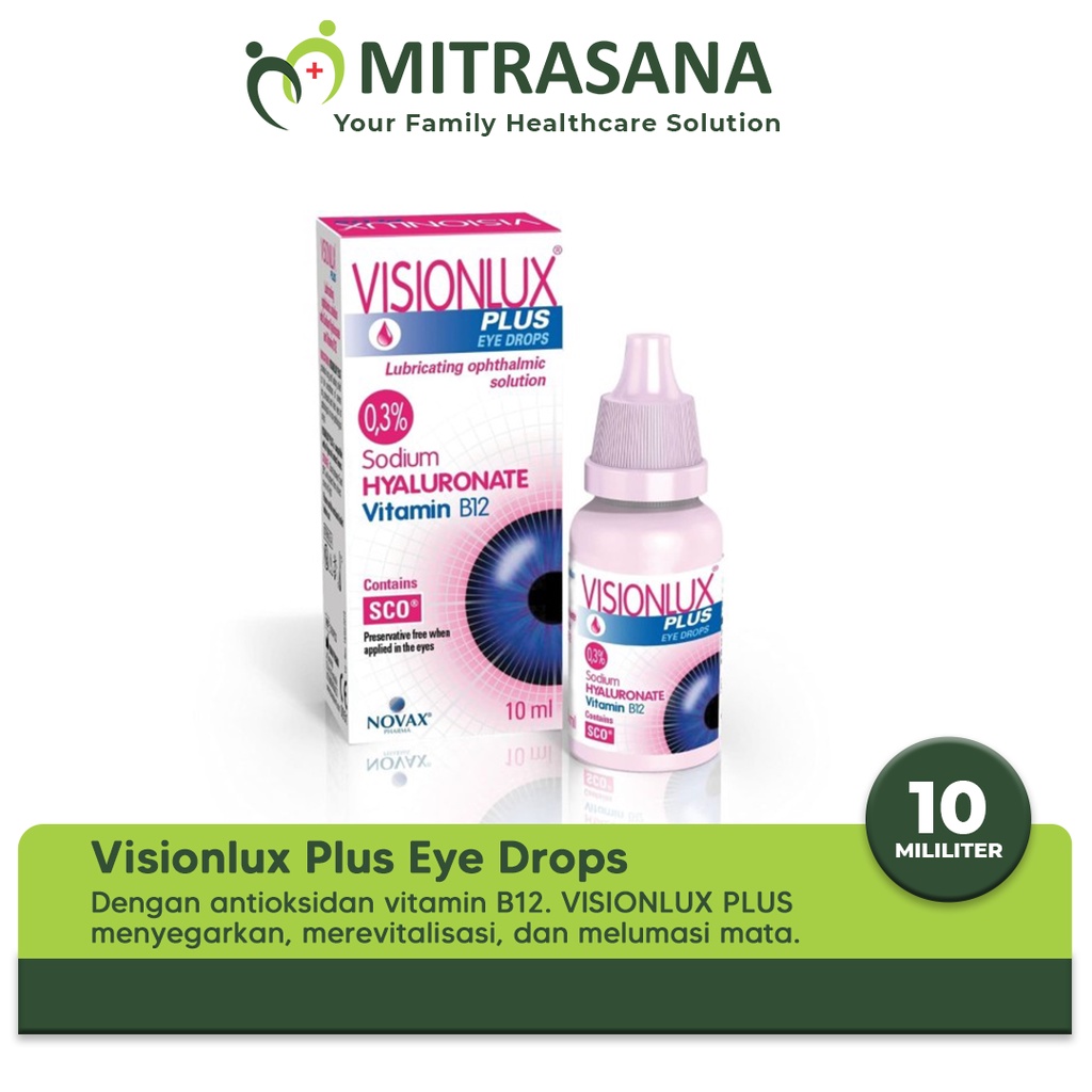 Jual Visionlux Plus Eye Drops Obat Tetes Mata Dengan Vitamin B12 ...