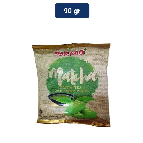 Jual Parago Matcha Permen Green Tea Milk Chewy Candy 90 gr | Shopee ...