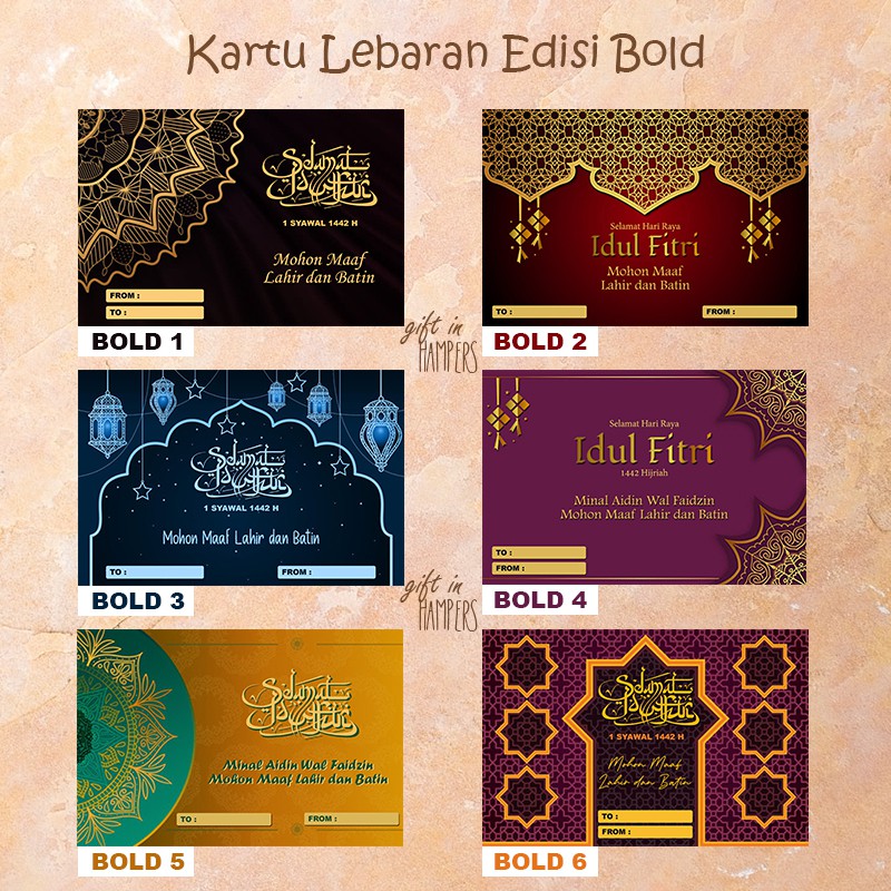 Jual Kartu/Stiker/Hangtag Ucapan Lebaran Selamat Hari Raya Idul Fitri ...