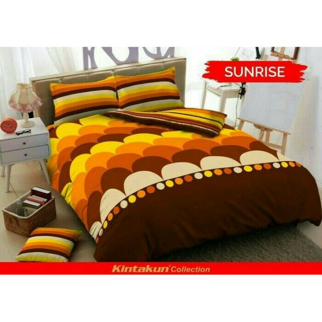 Jual SPREI/SEPRAY/SEPRAI KINTAKUN MOTIF SUNRISE SINGLE SIZE 120X200CM ...