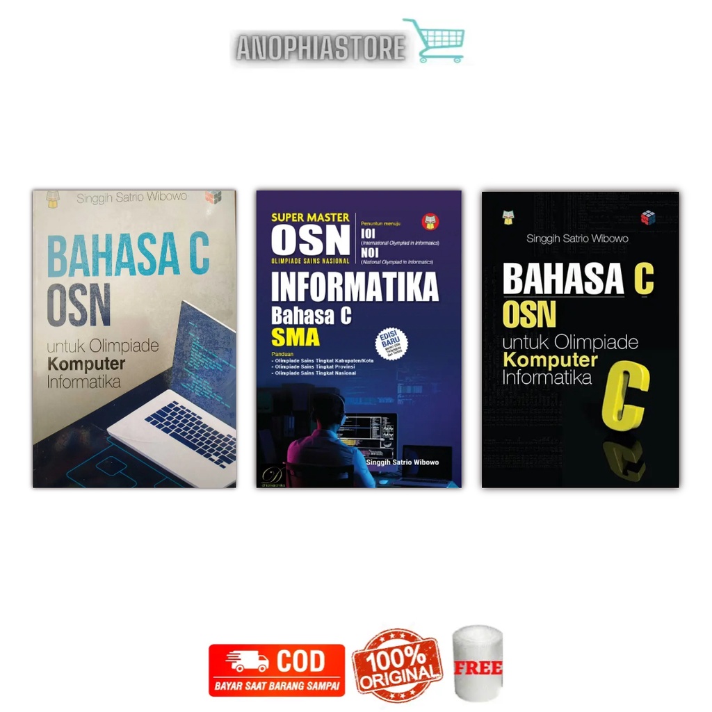 Jual Buku Bahasa C OSN untuk Olimpiade Komputer Informatika OSN ...