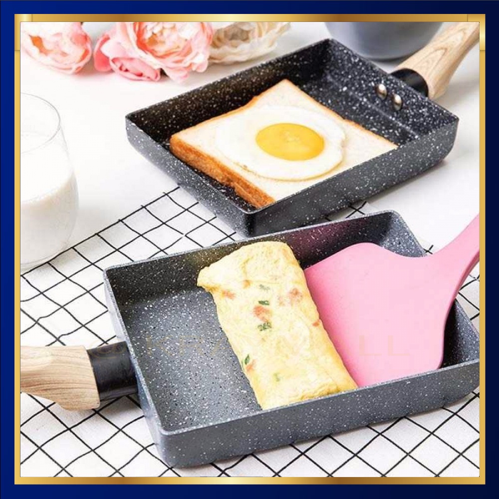 Jual Panci Telur Tamagoyaki Omelet Pan Non-stick - W0697 | Shopee Indonesia