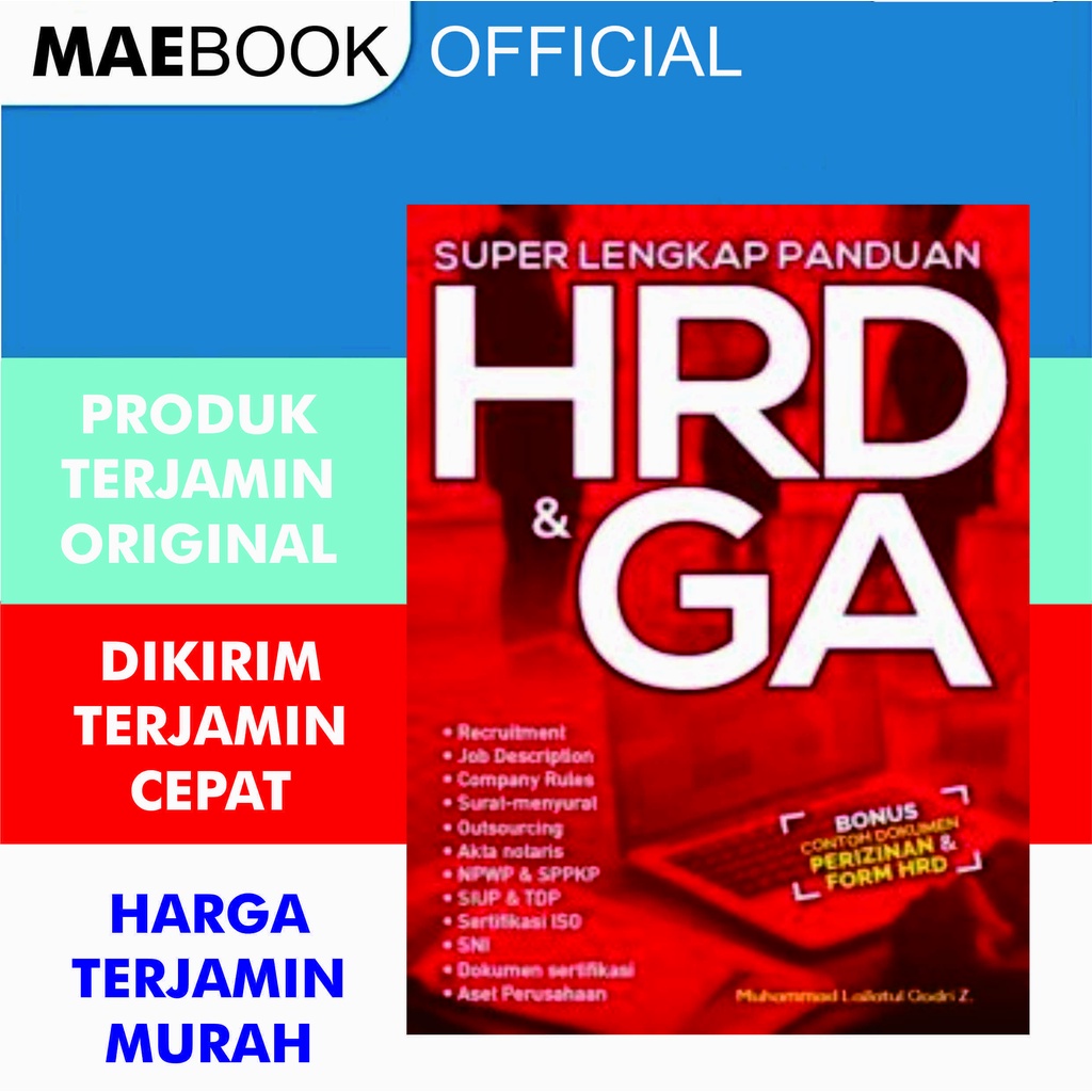 Jual Super Lengkap Panduan HRD & GA - Niaga | Shopee Indonesia