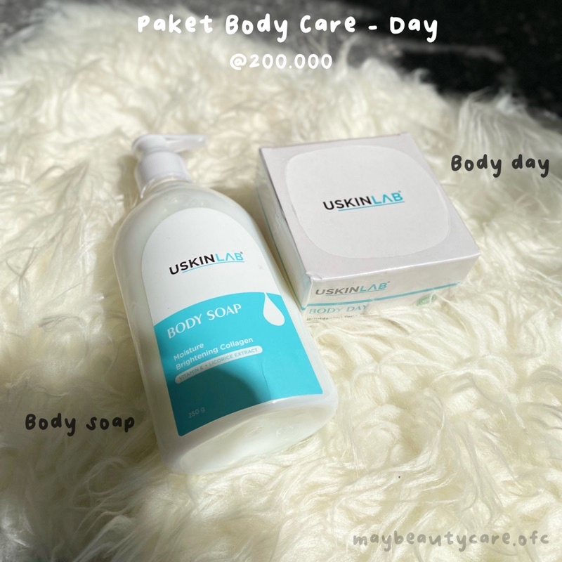 Jual [FREE GIFT] Paket Body Care Lskin Uskinlab || Body Day dan Body ...