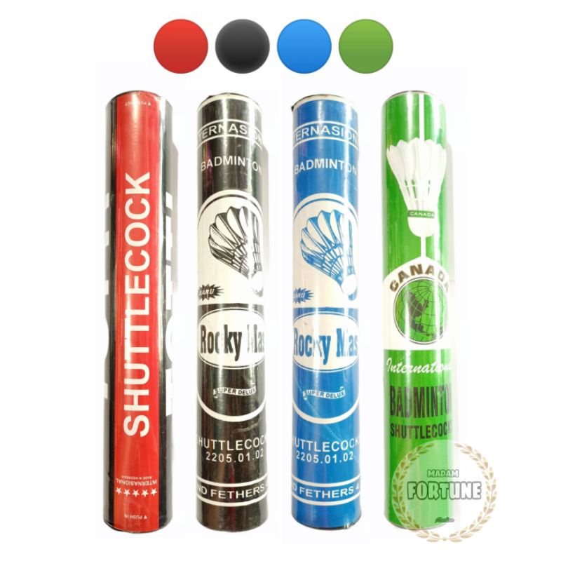 Jual 1 slop SHUTTLE COCK KOK BULU TANGKIS BADMINTON | Shopee Indonesia