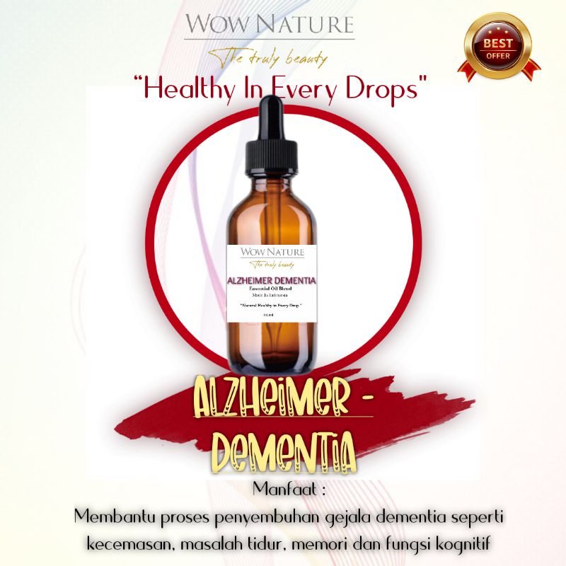 Jual WOW Nature Alzheimer Dementia ( Pikun ) Essential Oil Blend Obat ...