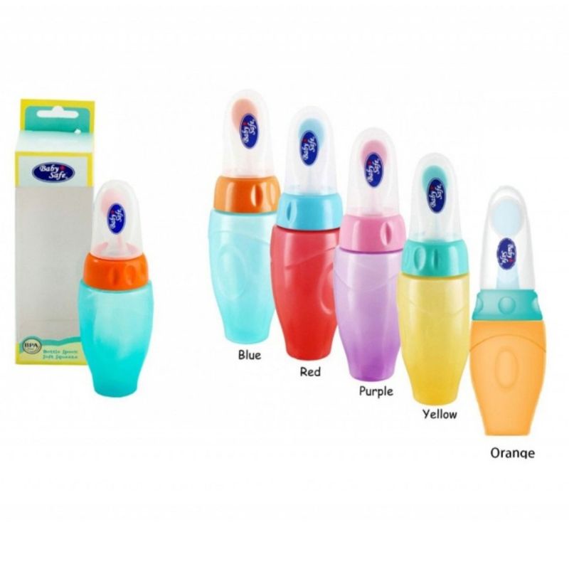 Jual Baby Safe Bottle Spoon Soft Squeeze Botol Sendok JP029 | Shopee Indonesia