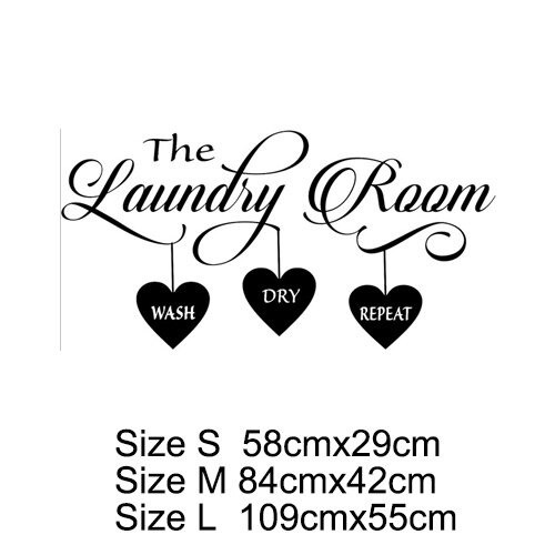 Jual Wall Cutting Sticker Stiker Kaca Pajangan Hiasan Dinding Laundry ...