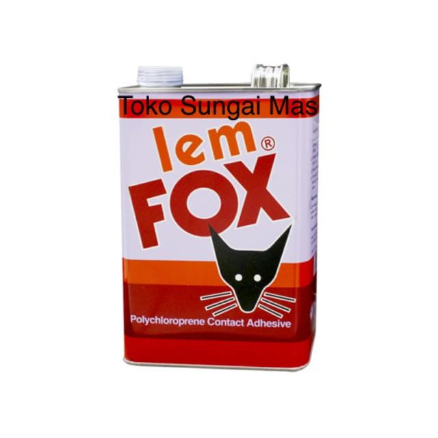 Jual Lem fox merah orange oren 2.5kg (1 gallon) | Shopee Indonesia