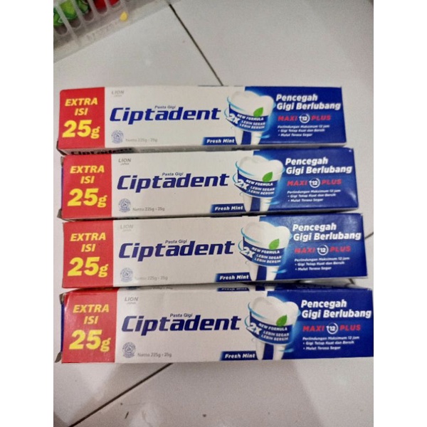 Jual Ciptadent jumbo 225g+extra isi 25g | Shopee Indonesia