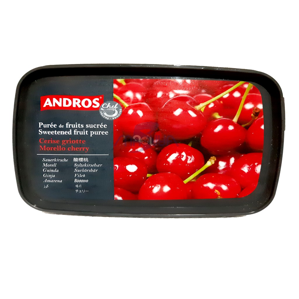 Jual Andros Frozen Sweetened Cherry Puree 1Kg - K0061 | Shopee Indonesia